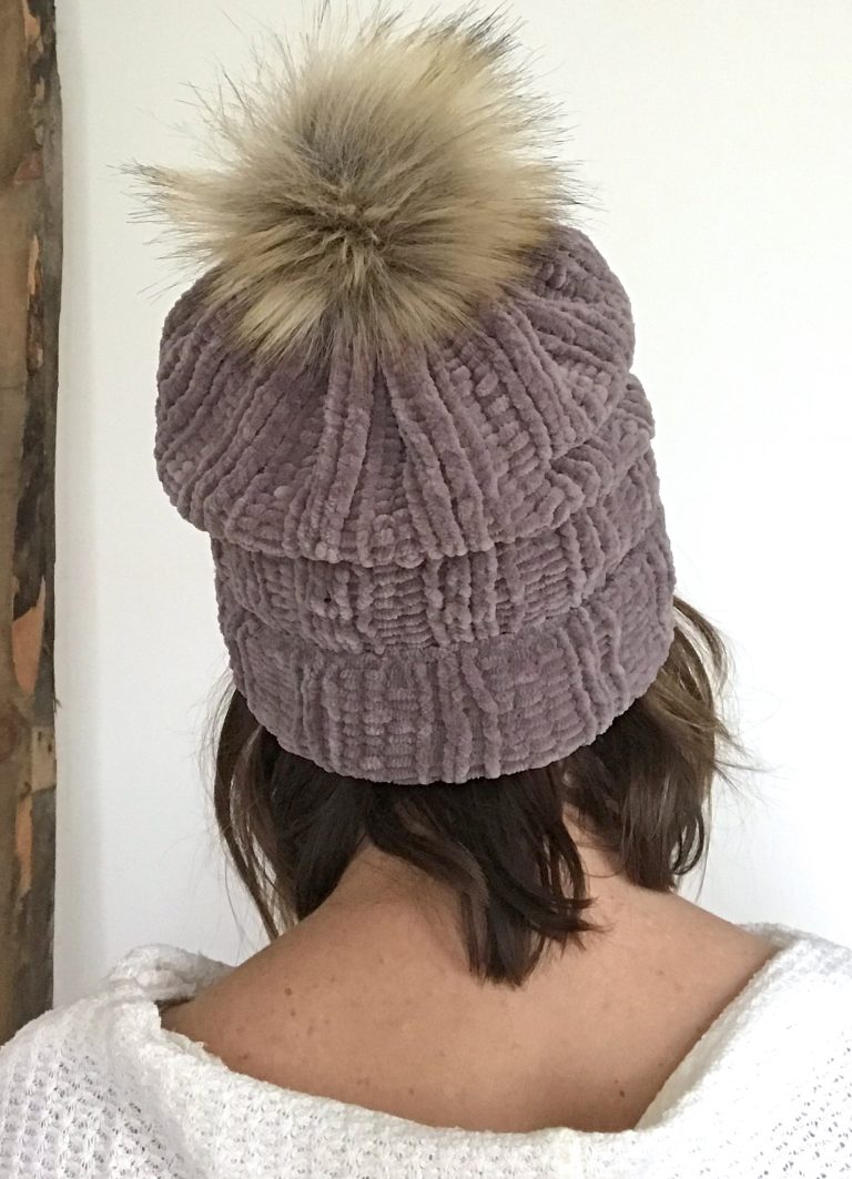 Ribbed Chenille Hat Pattern | SimplyMaggie.com
