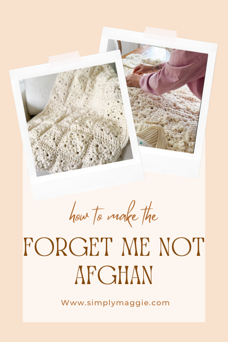 Forget Me Not Afghan Pattern Tutorial | SimplyMaggie.com